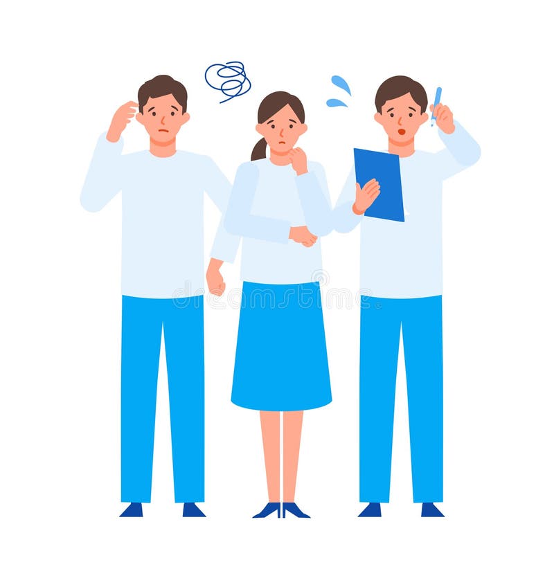 People Cartoon Character Head Collection Set Stock Illustrations ...