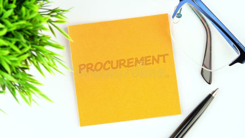 Concept of Procurement. Animation of the PROCURATION Text through a ...