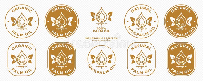 Stamp package palm oil stock vector. Illustration of model - 209892324