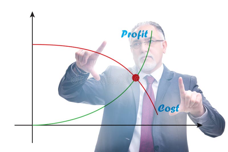 Concept of Proft and Loss with Businessman Stock Image - Image of ...