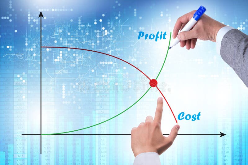 Concept of Proft and Loss with Businessman Stock Image - Image of ...