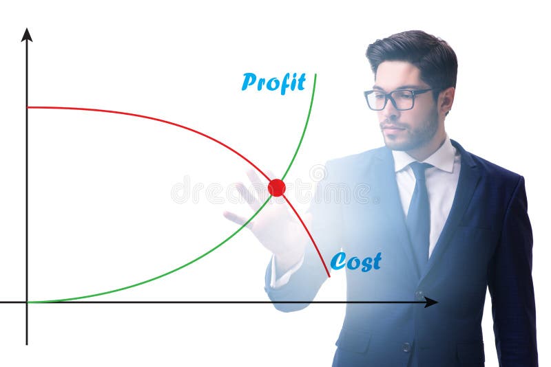 Concept of Proft and Loss with Businessman Stock Image - Image of ...