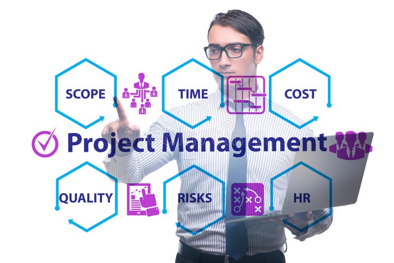 Concept of Project Management with Business People Stock Image - Image ...