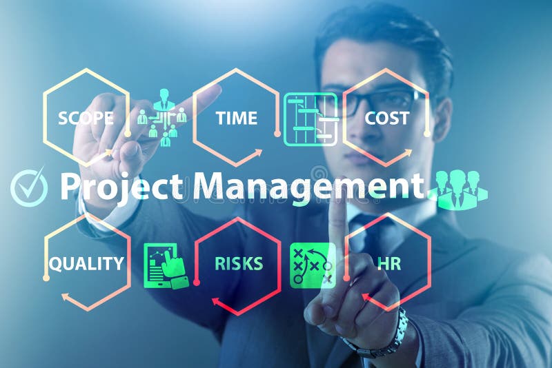 Concept of Project Management with Business People Stock Photo - Image ...