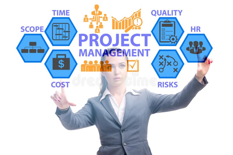 Concept of Project Management with Business People Stock Photo - Image ...