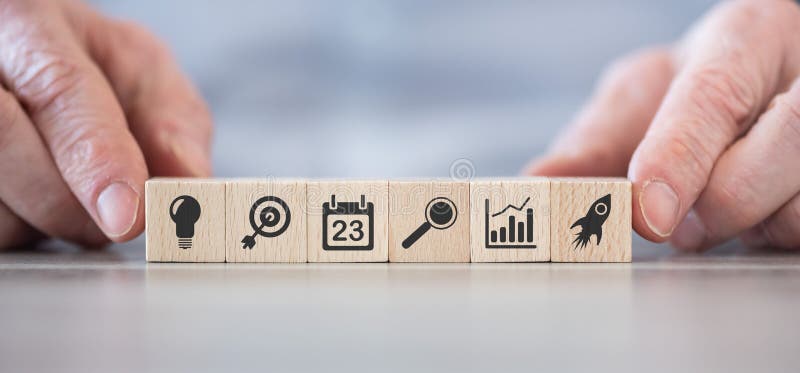 Concept of Project Management Stock Photo - Image of management ...