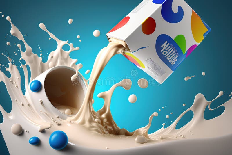 Concept Properties Milk Choice FAQ Box Carton Packaging Packaging Mark Question Form Splash Milk ...