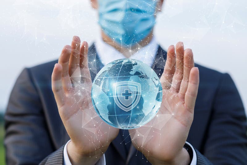 Concept of Protecting the World from the Spread of a Virus during a ...