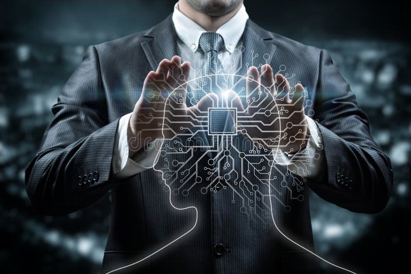 Concept of Protection and Support of Artificial Intelligence Stock ...