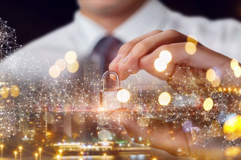 The Concept of Protection System Connections Stock Image - Image of ...