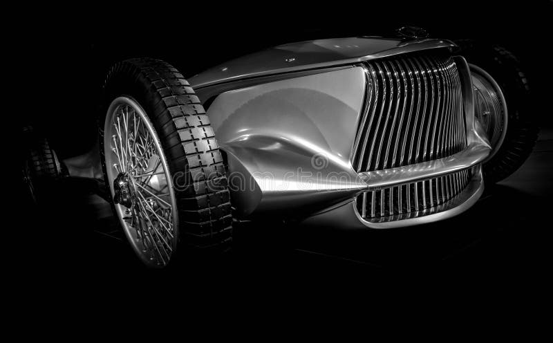 Concept Prototype Vehicle Silver 10 Stock Photo - Image of vintage ...