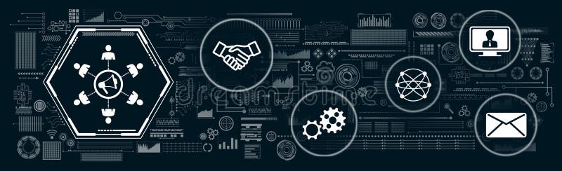 Concept of Public Relations Stock Illustration - Illustration of ...