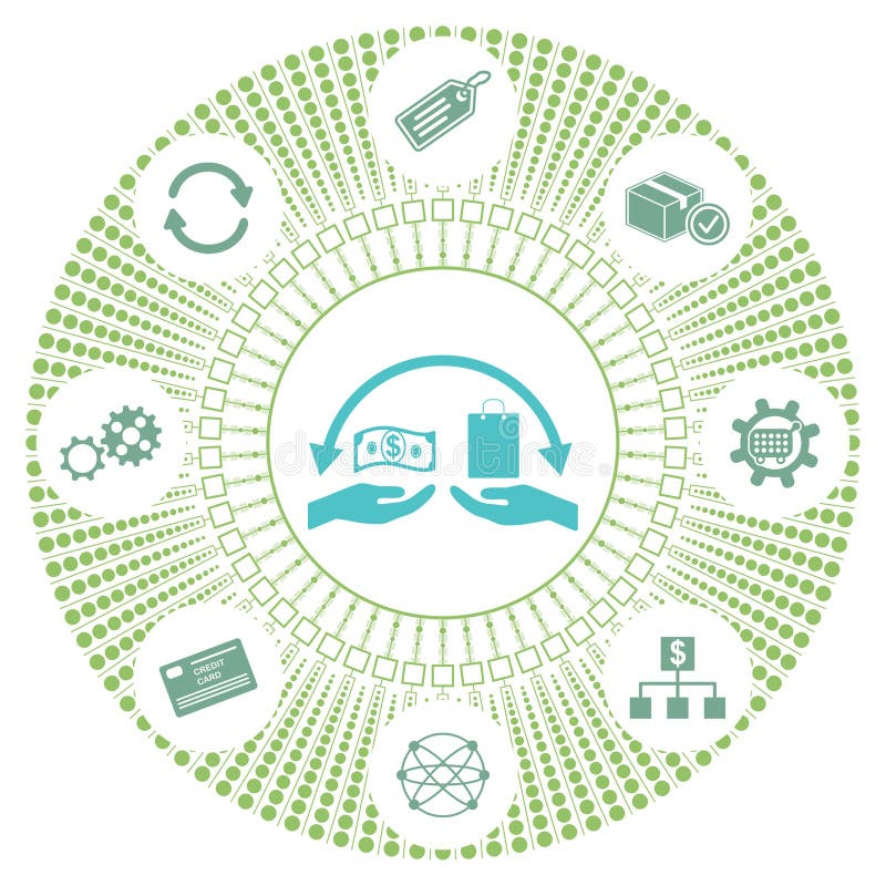 Concept of purchase stock illustration. Illustration of shopping ...