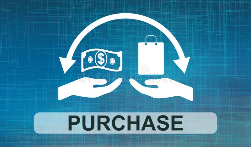 Concept of purchase stock illustration. Illustration of commerce ...