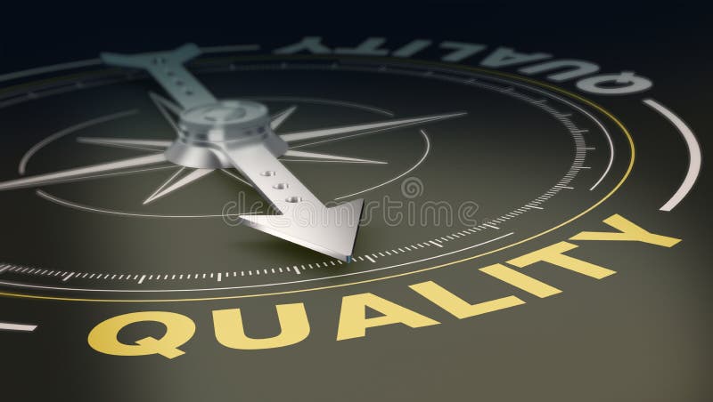 Concept of quality stock illustration. Illustration of certified ...
