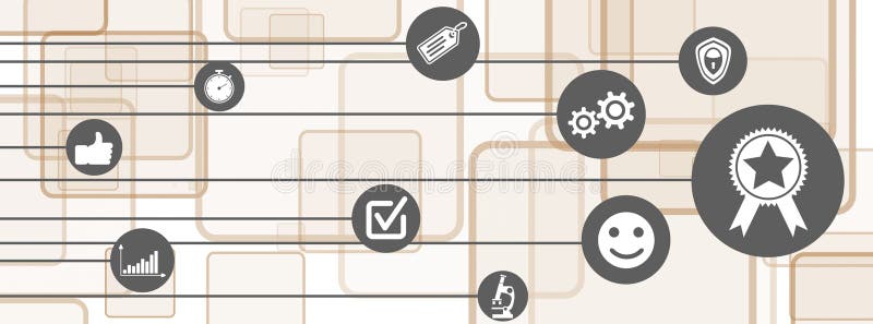 Concept of quality stock illustration. Illustration of star - 272676847