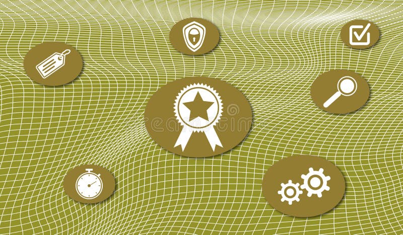 Concept of quality stock illustration. Illustration of evaluation ...