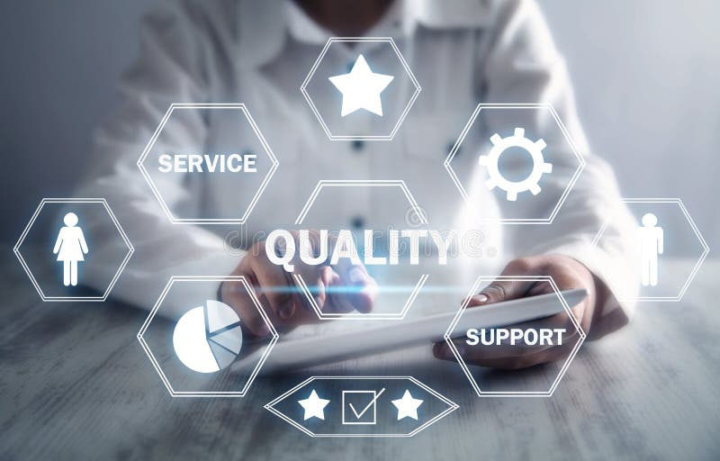Concept of Quality. Internet, Technology Stock Image - Image of ...
