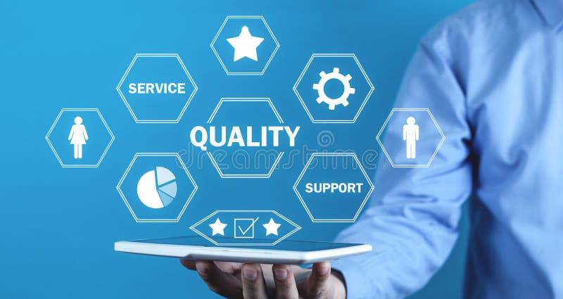 Concept of Quality. Internet, Technology, Business Stock Image - Image ...