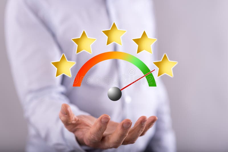 Concept of quality stock image. Image of hand, classification - 120952339