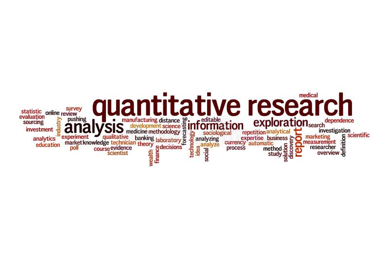 Icône Du Concept De Recherche Quantitative Illustration de Vecteur ...