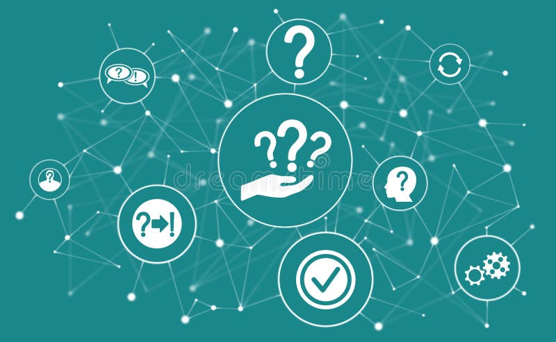 Concept of question stock illustration. Illustration of interrogation ...