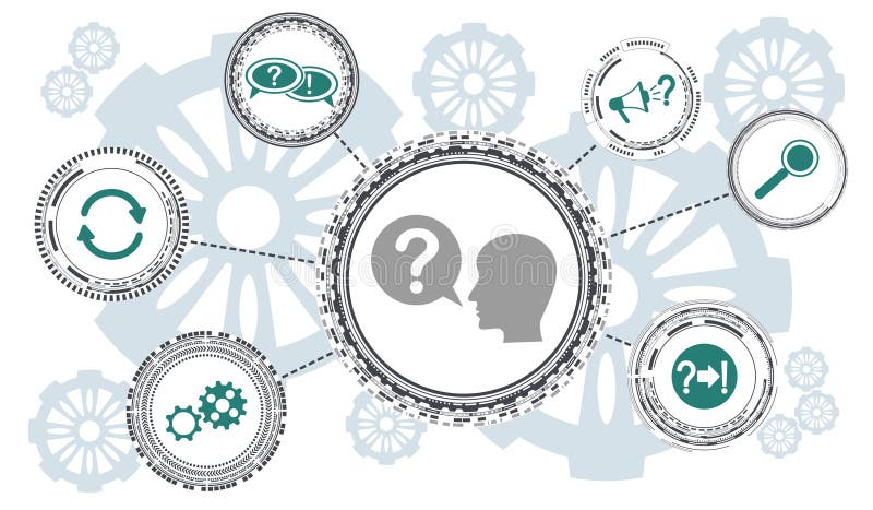 Concept of question stock illustration. Illustration of search - 296366009