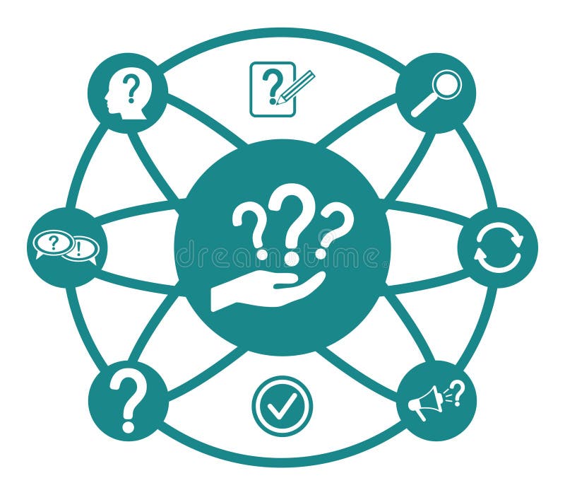 Concept of question stock illustration. Illustration of problem - 244961800