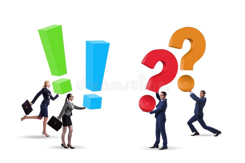 Concept of Question and Exclamation Marks Stock Image - Image of ... Concept of Question and Exclamation Marks Stock Image - Image of ...