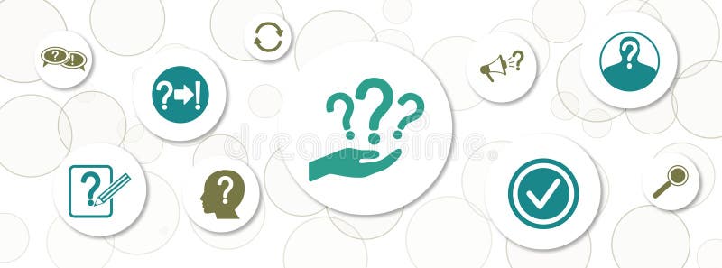 Concept of question stock illustration. Illustration of advice - 291118422