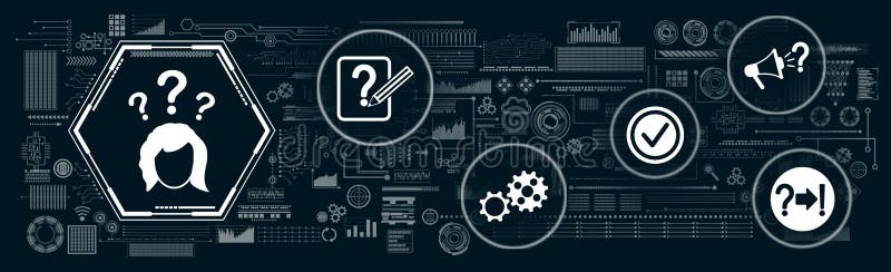 Concept of question stock illustration. Illustration of interrogation ...