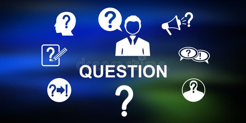 Concept of question stock illustration. Illustration of concept - 239387090