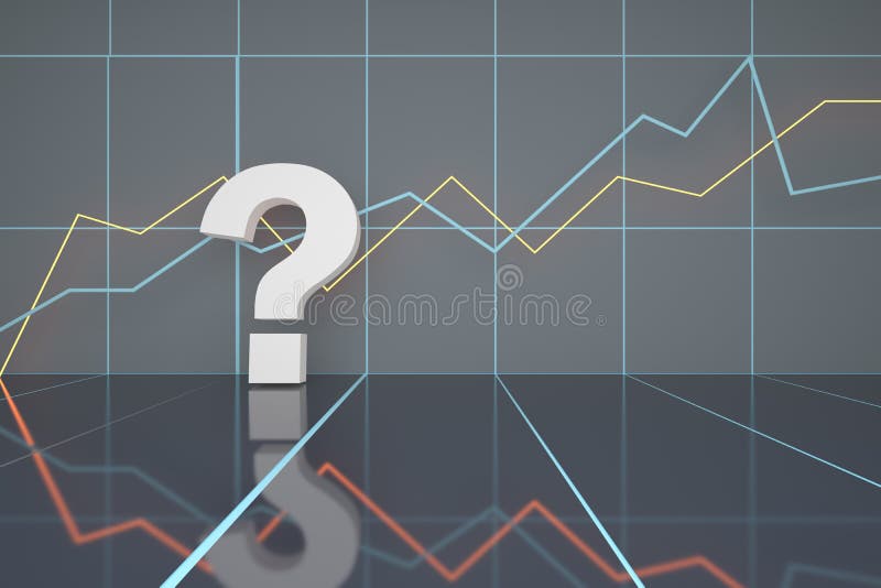 Question Mark - Business Chart Diagram - 3d Illustration Stock ...