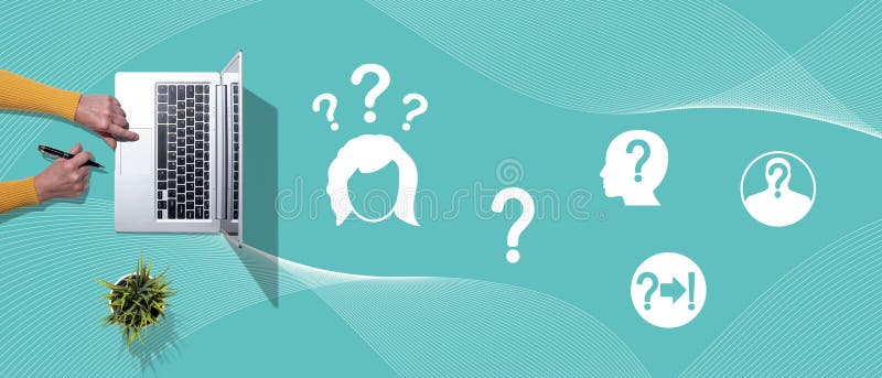 Concept of question stock illustration. Illustration of problem - 278515571