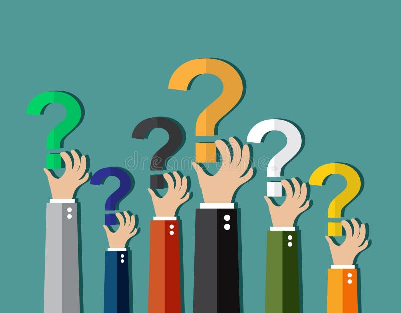 Concept of questioning, stock vector. Illustration of concept - 77838244