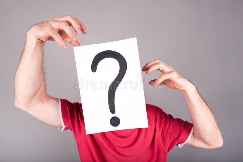 Concept of questioning stock image. Image of uncertainty - 62085859