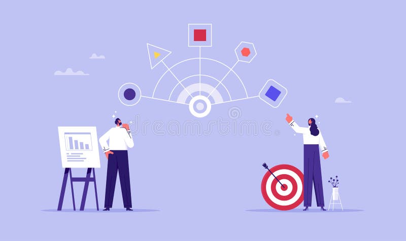 Concept of Range of Options Stock Vector - Illustration of multiple ...