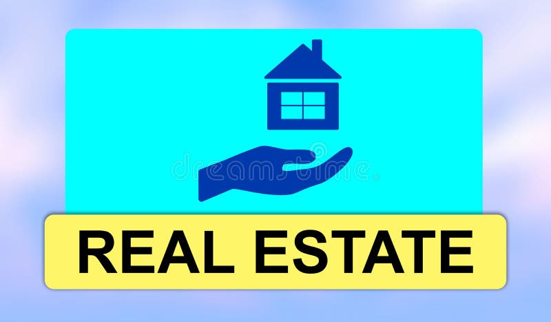 Concept of real estate stock illustration. Illustration of construction ...