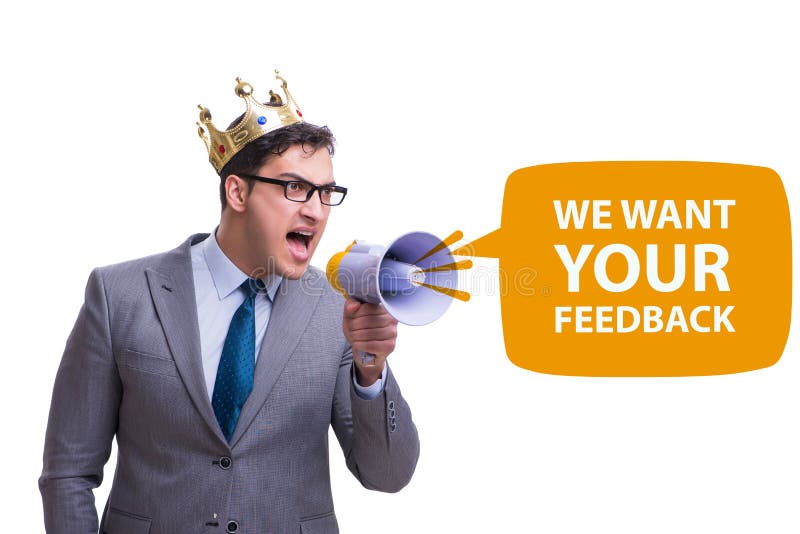 Concept of Receiving Feedback from Customers Stock Photo - Image of ...