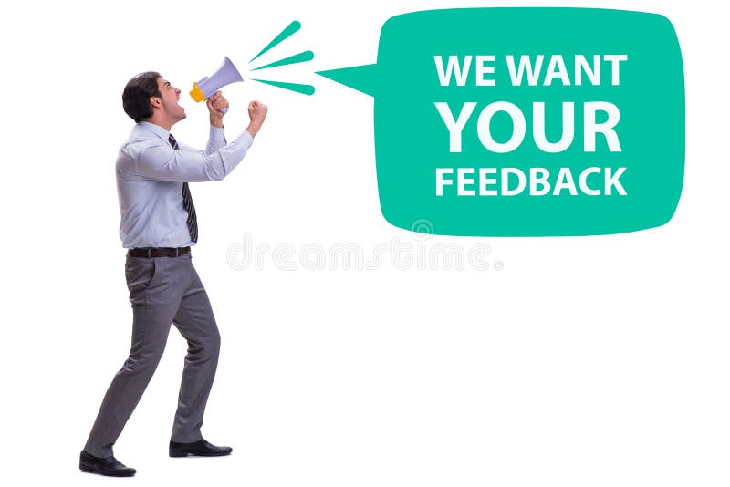 Concept of Receiving Feedback from Customers Stock Photo - Image of ...