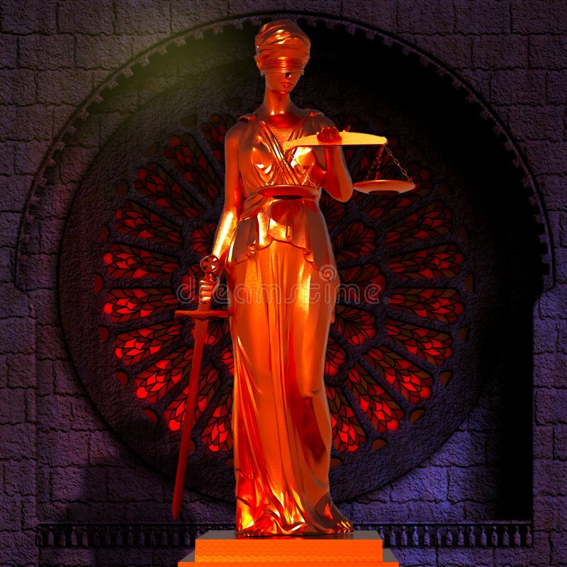 Symbool Van Rechtvaardigheid Stock Foto - Image of advocaat, figuurtje ...