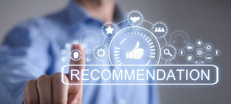 Concept of Recommendation. Business. Technology Stock Photo - Image of ...