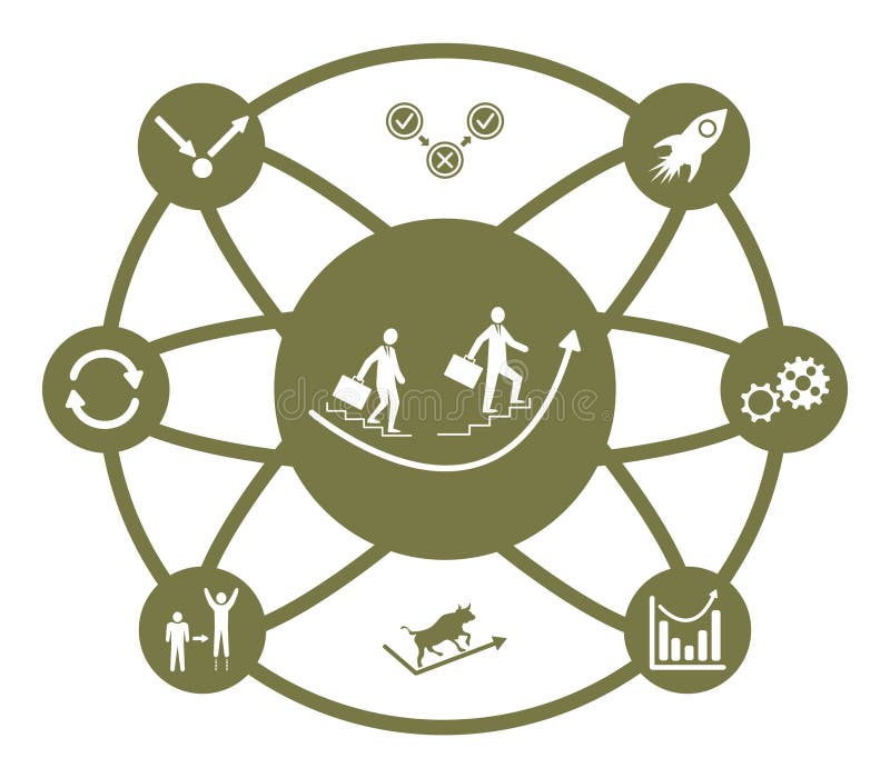 Concept of recovery stock illustration. Illustration of symbol - 304200563