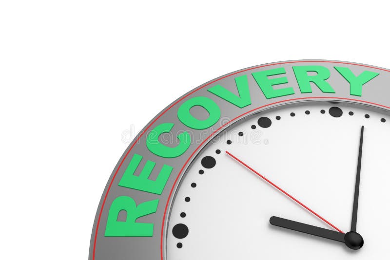 Concept recovery time stock illustration. Illustration of inspiration ...