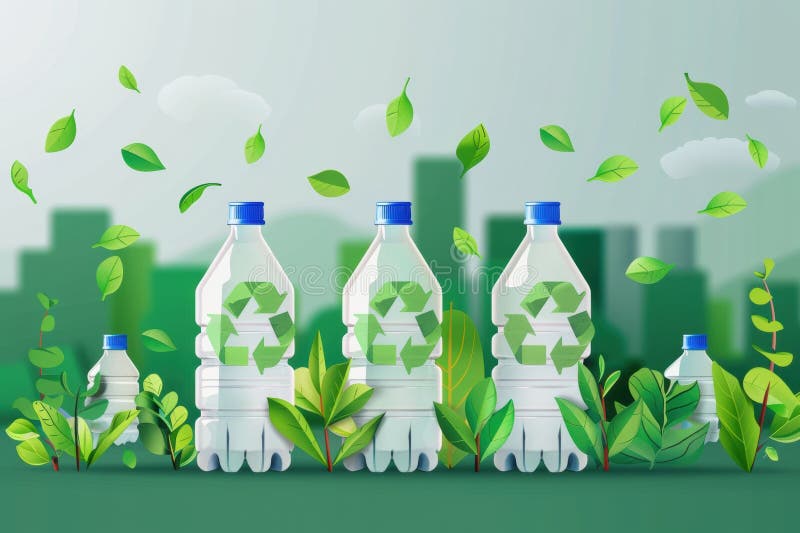 Concept of Recycled Plastic Showing Sustainable Practices Stock Photo ... Concept of Recycled Plastic Showing Sustainable Practices Stock Photo ...