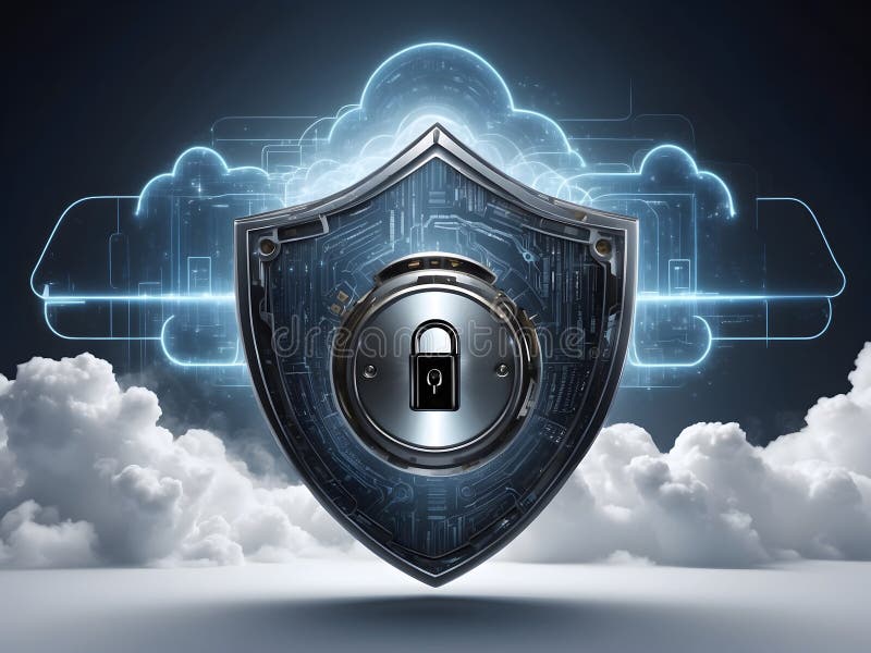 The Power and Potential of Cloud Data Storage Stock Illustration ...