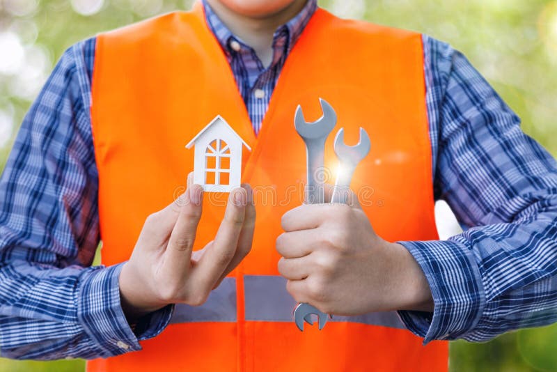 Concept of Repair Services for the Home. Stock Image - Image of person ...