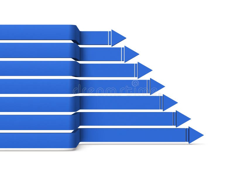 A Concept that Represents the Progress of a Project. Stock Illustration ...