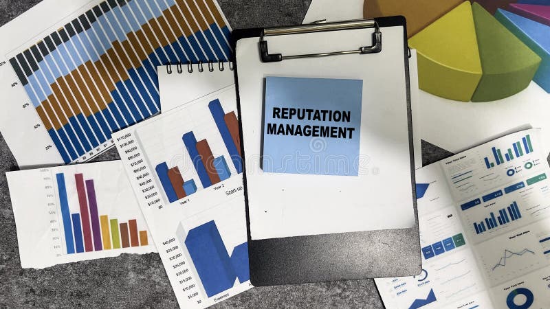 Reputation Management Branding Concept. Customer Relationship Stock ...