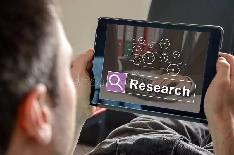 Concept of research stock photo. Image of information - 166570970